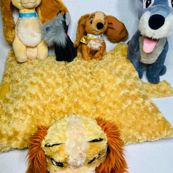 Disney | Toys | Disney Parks Lady And The Tramp Character Plush Pillow ...
